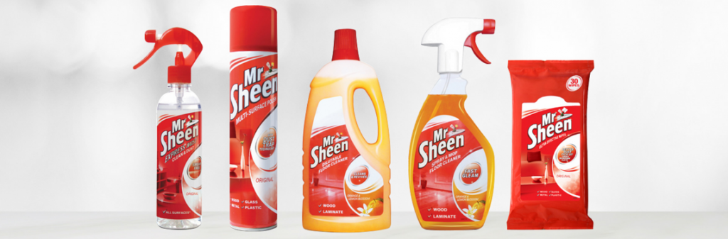 Reach - Mr. Sheen, Modern & Fresher Identity Packaging Design